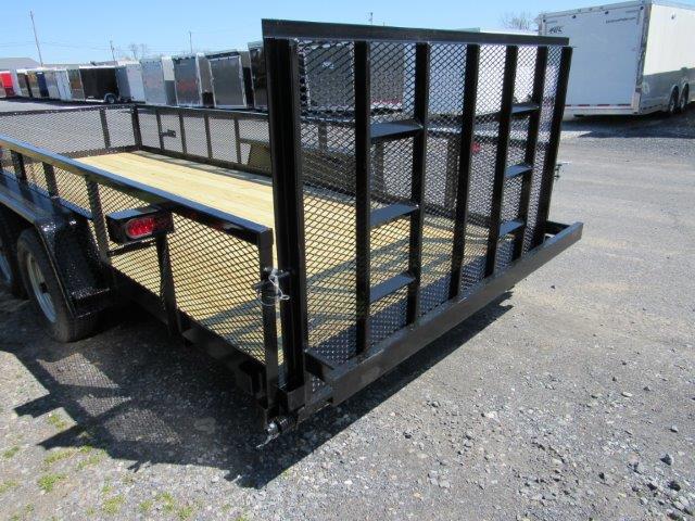 Premier 7 x 18 Landscape Utility Trailer I HD Ramp Gate