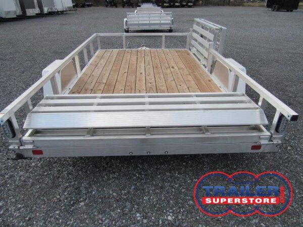Sport Haven 7×12 Aluminum Utility Trailer - Side ATV Gate