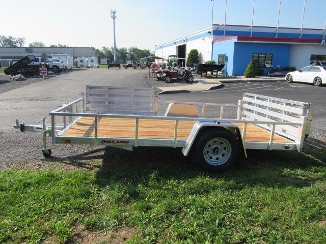 Sport Haven 7×12 Aluminum Utility Trailer - Side ATV Gate