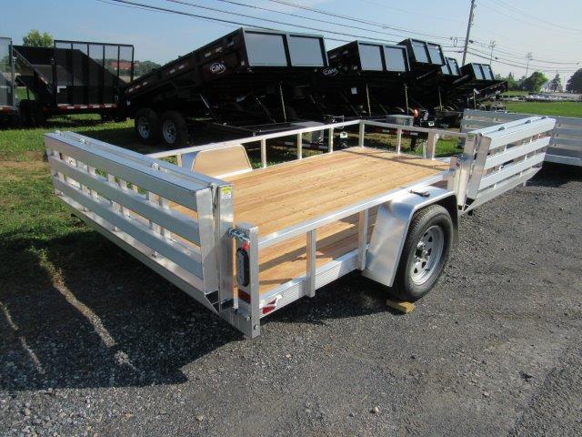 Sport Haven 7×12 Aluminum Utility Trailer - Side ATV Gate