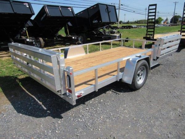 Sport Haven 7×14 Aluminum Utility Trailer - Side ATV Gate