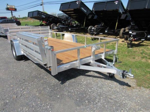 Sport Haven 7×14 Aluminum Utility Trailer - Side ATV Gate