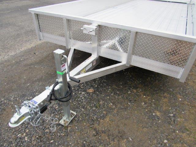 Sport Haven 7×18 Aluminum Landscape Trailer - Heavy Duty Ramp