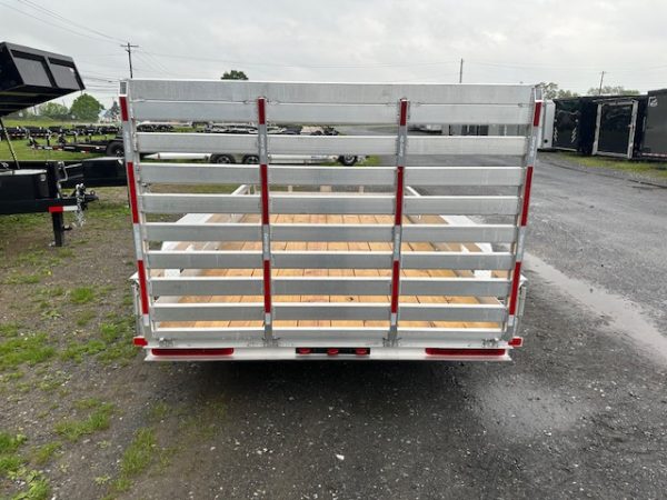 Carry-On 6 x 14 Aluminum Landscape Utility Trailer - Rear Gate