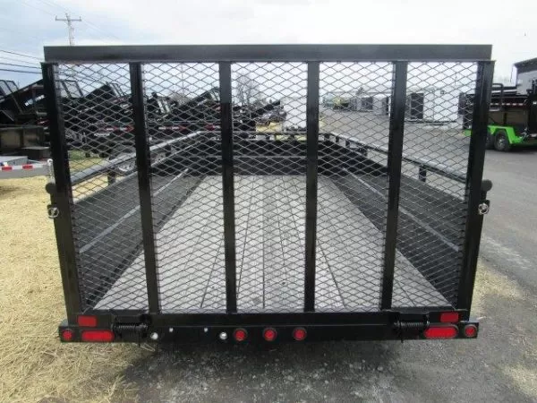 Big Tex 6 x 12 Landscape Utility Trailer - 3K with High Steel Sides