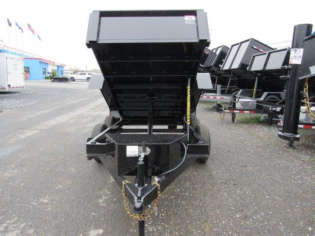 BWise 5 x 10 Low Profile Dump Trailer - Spreader Gate