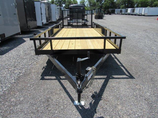 Premier 7 x 18 Landscape Utility Trailer - Rear Ramp Gate
