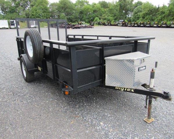 Big Tex 7 x 12 Landscape Utility Trailer - 7K with 2' Steel Sides