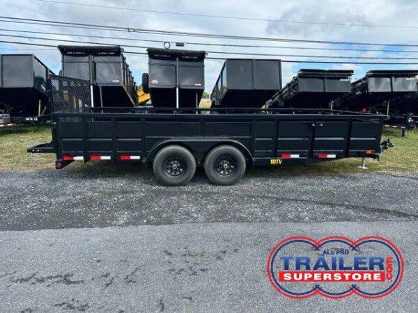 Big Tex 7 x 18 Landscape Utility Trailer - Solid Steel Sides