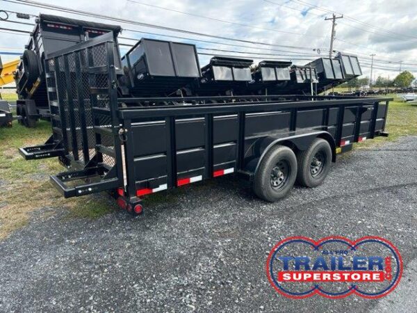 Big Tex 7 x 18 Landscape Utility Trailer - Solid Steel Sides