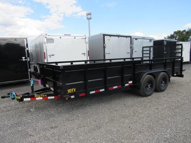 Big Tex 6x12 Landscape Utility Trailer - High Steel Sides