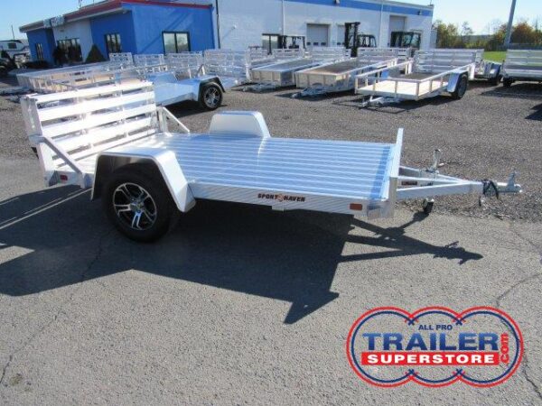 Sport Haven 7×12 Aluminum Utility Trailer - Open Sides