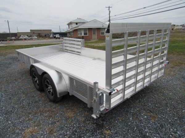 Sport Haven 7×16 Aluminum Landscape Trailer - Side ATV Ramp