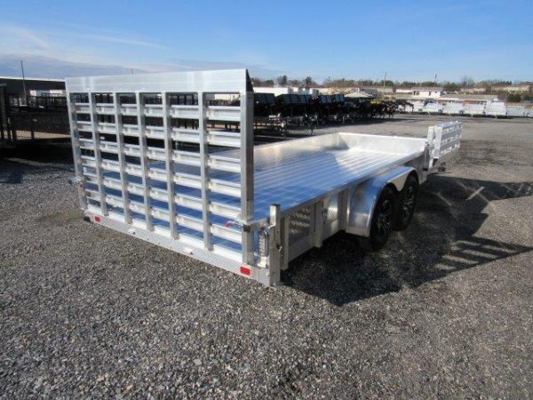 Sport Haven 7×18 Aluminum Landscape Trailer - Side ATV Ramp