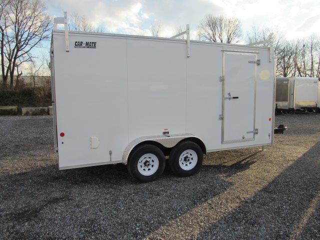 CarMate 7 x 16 Enclosed Contractor Trailer - 6K Torsion Axles