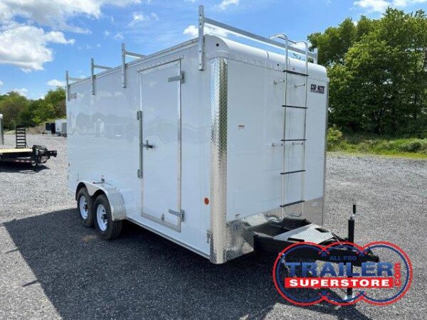 CarMate 7x16 Contractor Trailer | 6K Torsion Axles
