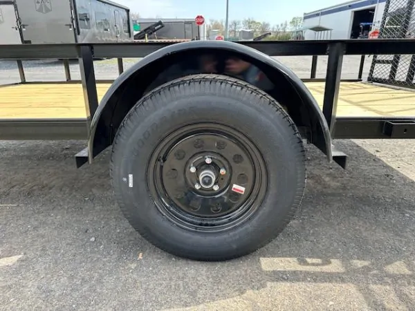 Carry-On 7 x 12 Landscape Utility Trailer - Rear Gate