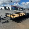 Carry-On 7 x 18 Landscape Utility Trailer - Rear Ramp Gate