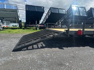 Carry-On 7 x 18 Landscape Utility Trailer - Rear Ramp Gate