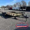 Carry-On 7 x 18 Landscape Utility Trailer - Rear Ramp Gate