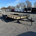 Carry-On 7 x 18 Landscape Utility Trailer - Rear Ramp Gate