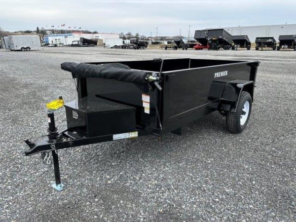 Premier 5 x 10 Low Profile Dump Trailer - Spreader Gate