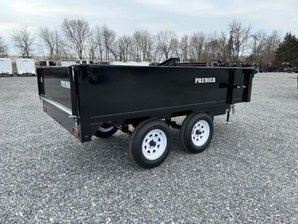 Premier 6 x 10 Deckover Dump Trailer - Spreader Gate