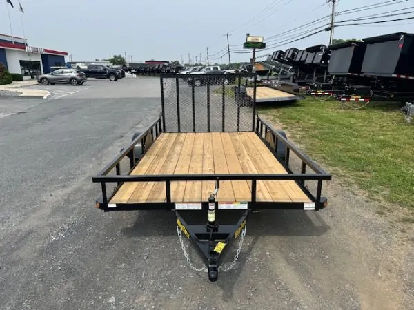 Big Tex 7 x 12 Landscape Utility Trailer - Rear Ramp Gate