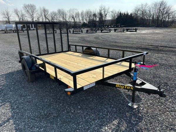 Big Tex 7 x 12 Landscape Utility Trailer - Rear Ramp Gate