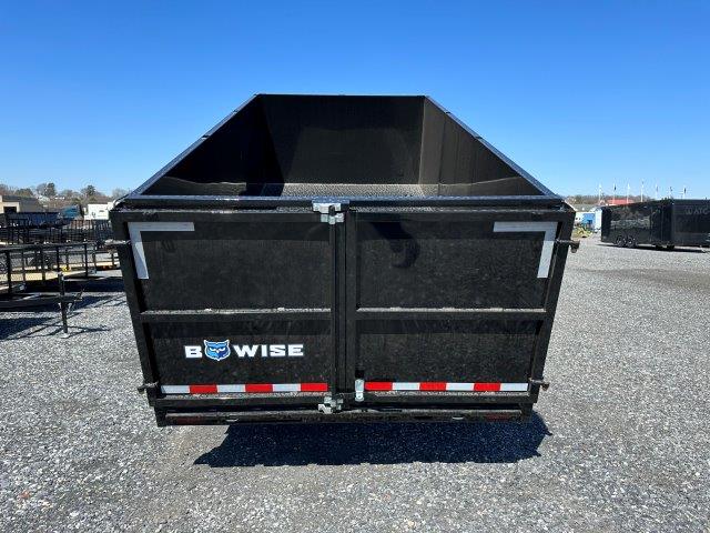BWise 7 x 14 High Side Dump Trailer - Barn Doors