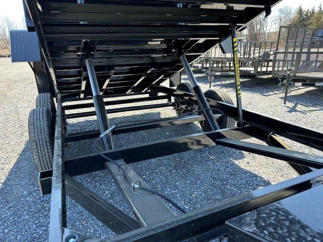 BWise 7 x 14 High Side Dump Trailer - Barn Doors