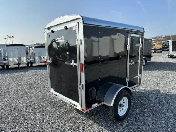 Carry-On 5x8 Enclosed Cargo Trailer | Ramp & Side Door