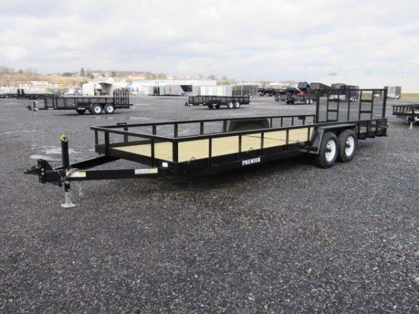 Premier 7 x 24 Landscape Utility Trailer - Rear Ramp Gate