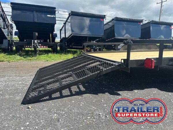 Carry-On 7 x 16 Landscape Utility Trailer - Rear Ramp Gate