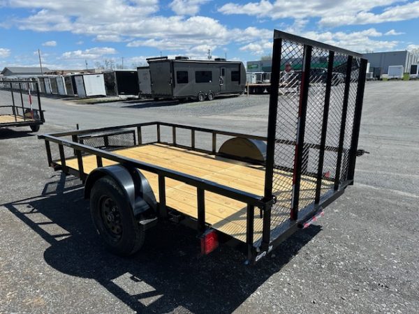 Carry-On 5.5 x 10 Landscape Utility Trailer - Mesh Toolbox