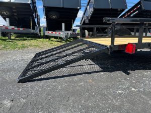 Carry-On 5.5 x 10 Landscape Utility Trailer - Mesh Toolbox