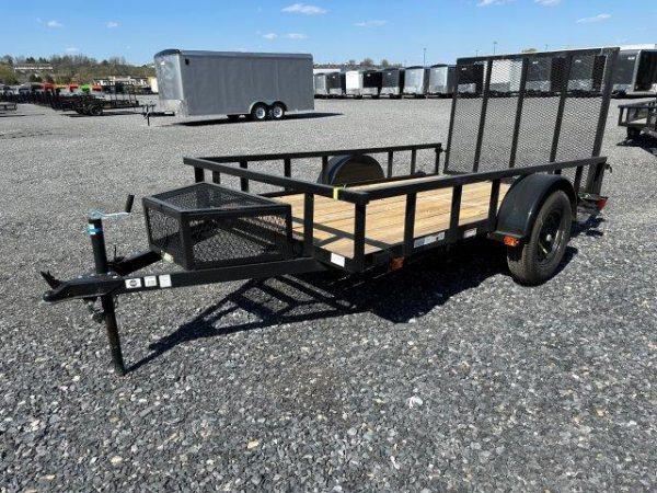 Carry-On 5.5 x 10 Landscape Utility Trailer - Mesh Toolbox