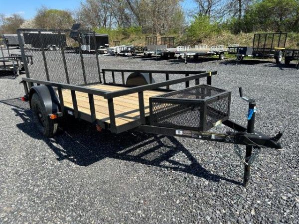 Carry-On 5.5 x 10 Landscape Utility Trailer - Mesh Toolbox