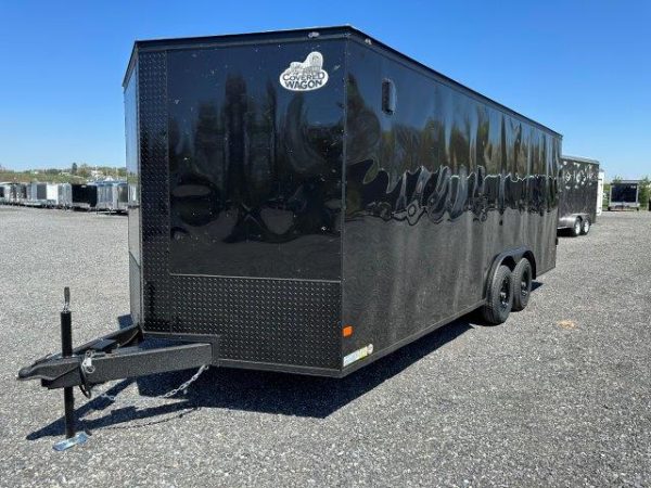 Covered Wagon 8.5 x 20 Enclosed Car Hauler - Blackout Package