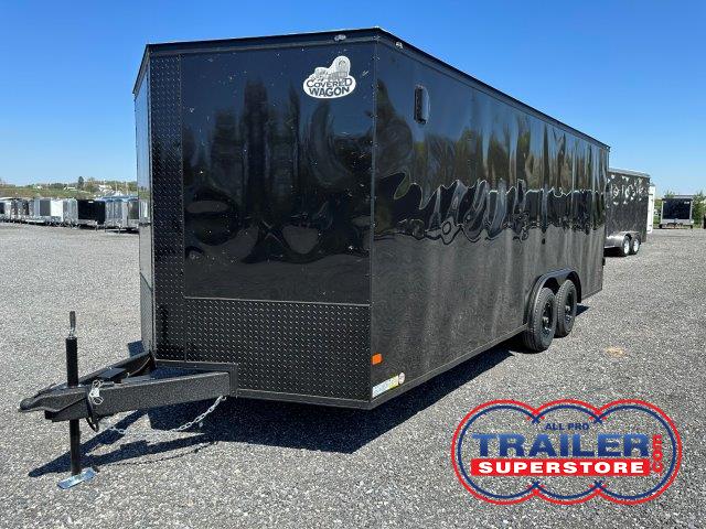 Covered Wagon 8.5 x 20 Enclosed Car Hauler - Blackout Package