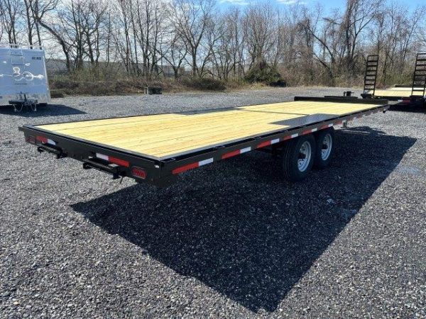 Premier 8.5x24 Deckover Equipment Trailer | Slide Ramps