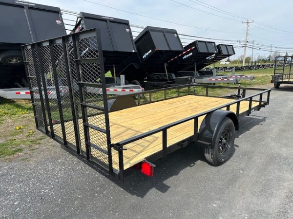 Carry-On 7 x 14 Landscape Utility Trailer - Rear Gate