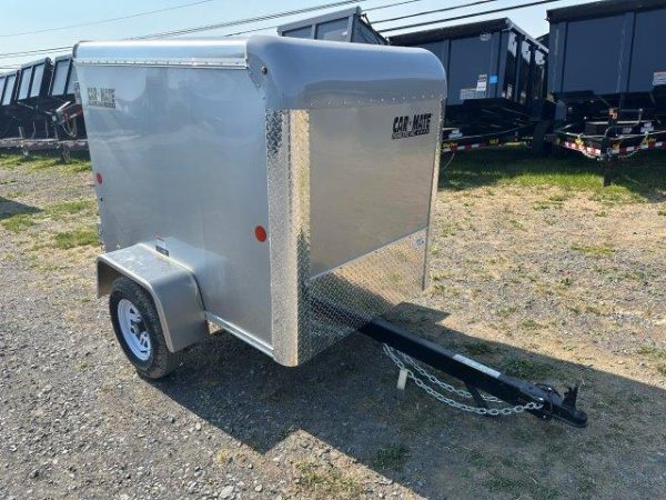 Car Mate 4 x 6 Enclosed Cargo Trailer - Single Rear Door