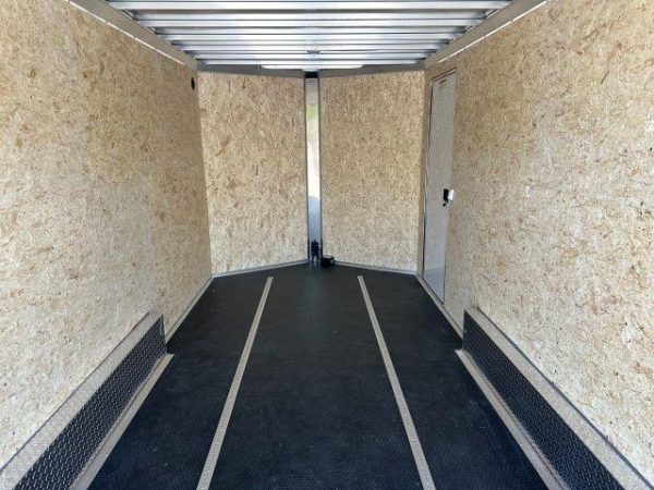 Cargo Pro 7.5 x 16 Aluminum Enclosed Trailer - Rubber Coin Floor