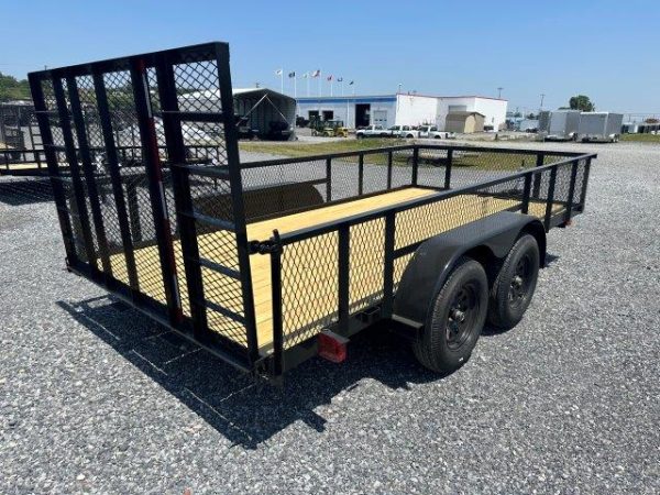 Carry-On 7 x 14 Landscape Utility Trailer - Mesh Sides