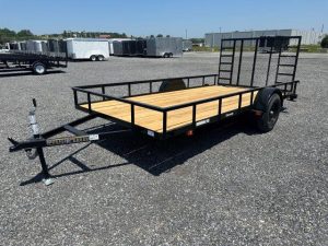Carry-On 7 x 14 Landscape Utility Trailer - Rear Gate
