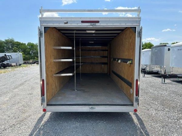 CarMate 4 x 6 Enclosed Cargo Trailer - Single Rear Door