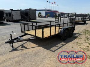 Carry-On 7 x 12 Landscape Utility Trailer - Mesh Sides