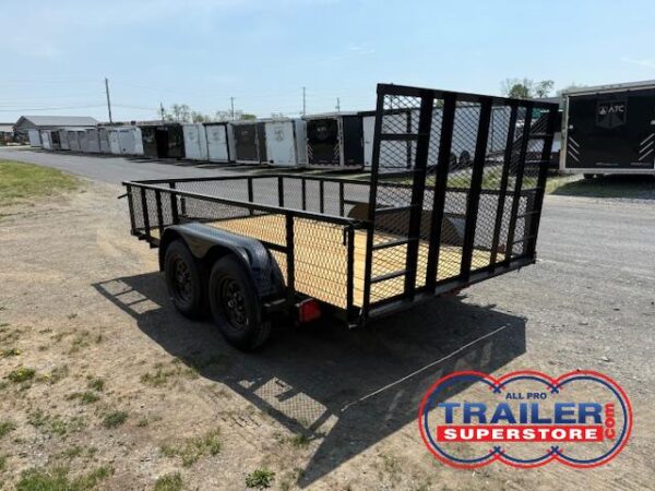 Carry-On 7 x 12 Landscape Utility Trailer - Mesh Sides