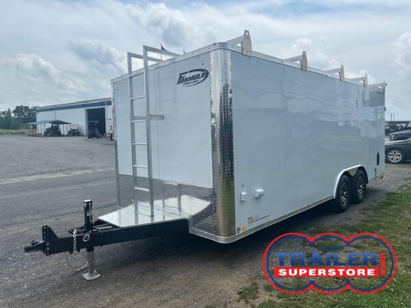 Formula 8.5 x 20 Enclosed Contractor Trailer - Exterior Tool Doors
